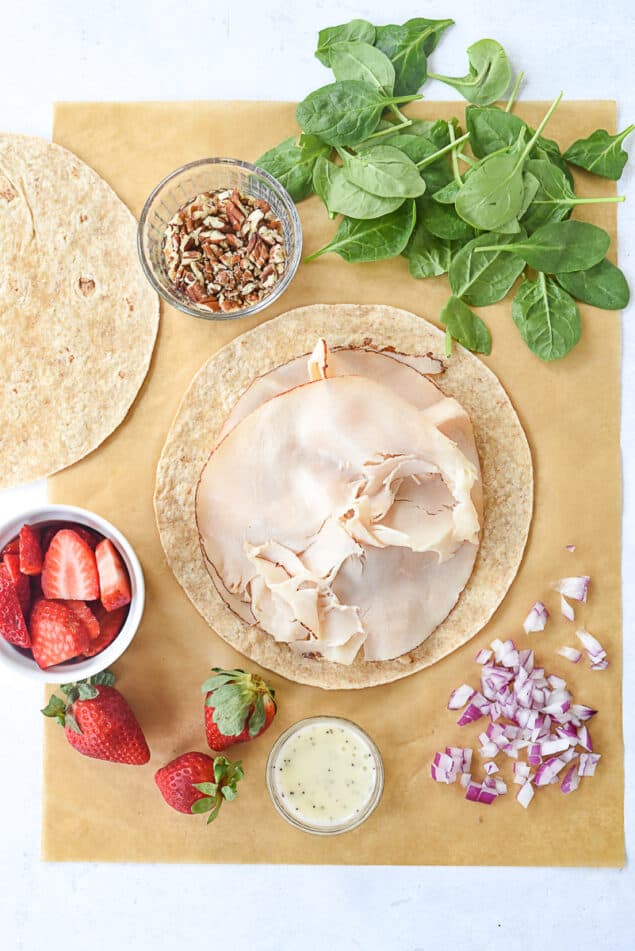 Easy Turkey Strawberry Wrap | by Leigh Anne Wilkes