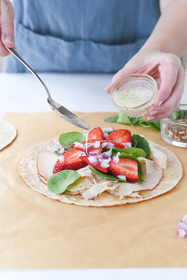 Easy Turkey Strawberry Wrap | by Leigh Anne Wilkes