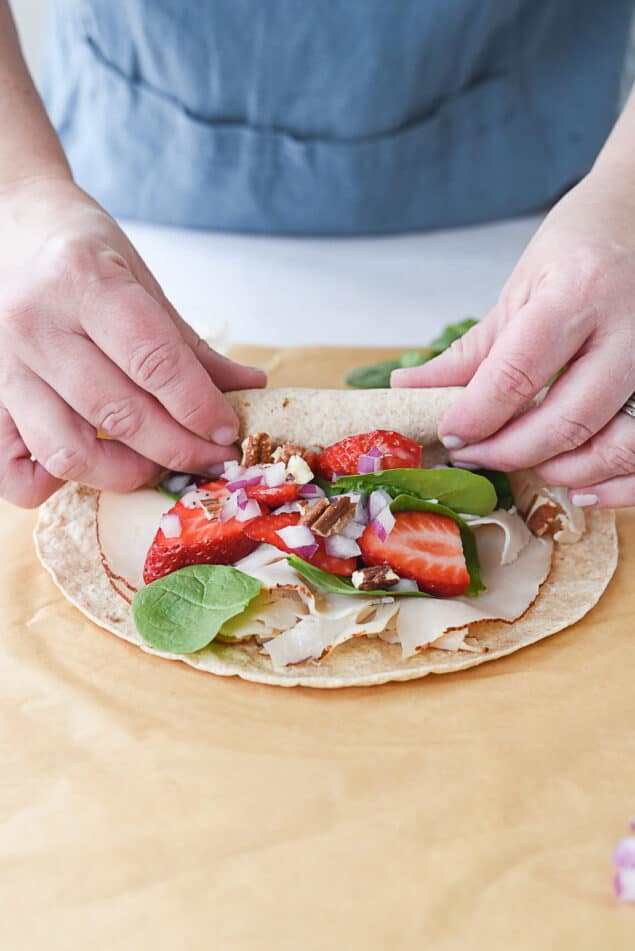 Easy Turkey Strawberry Wrap | by Leigh Anne Wilkes