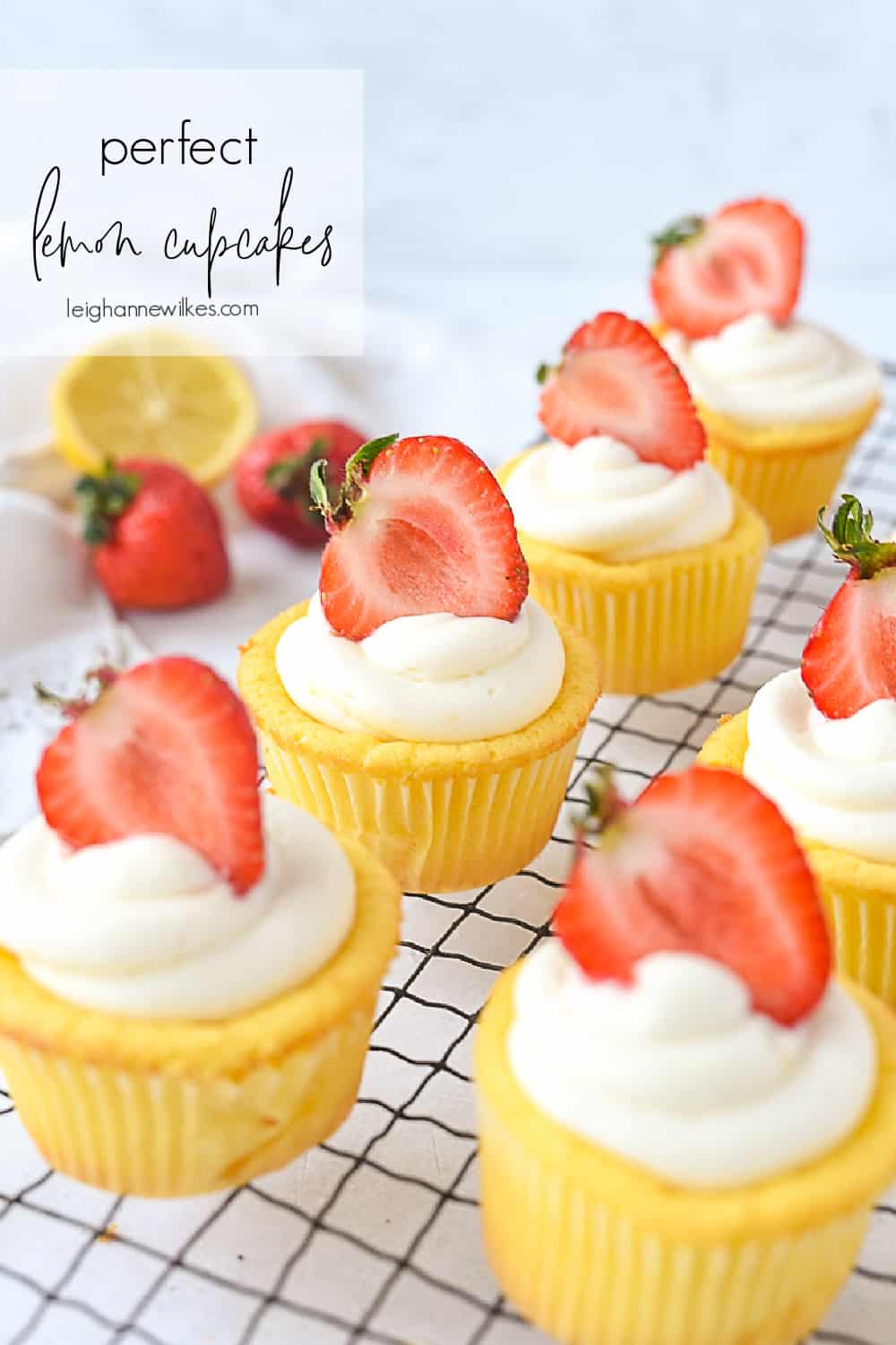 The Perfect Lemon Cupcakes | by Leigh Anne Wilkes
