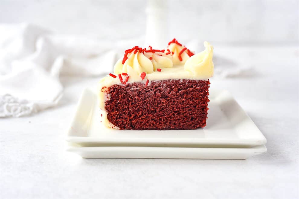 Small Batch Red Velvet Cake Recipe| by Leigh Anne Wilkes