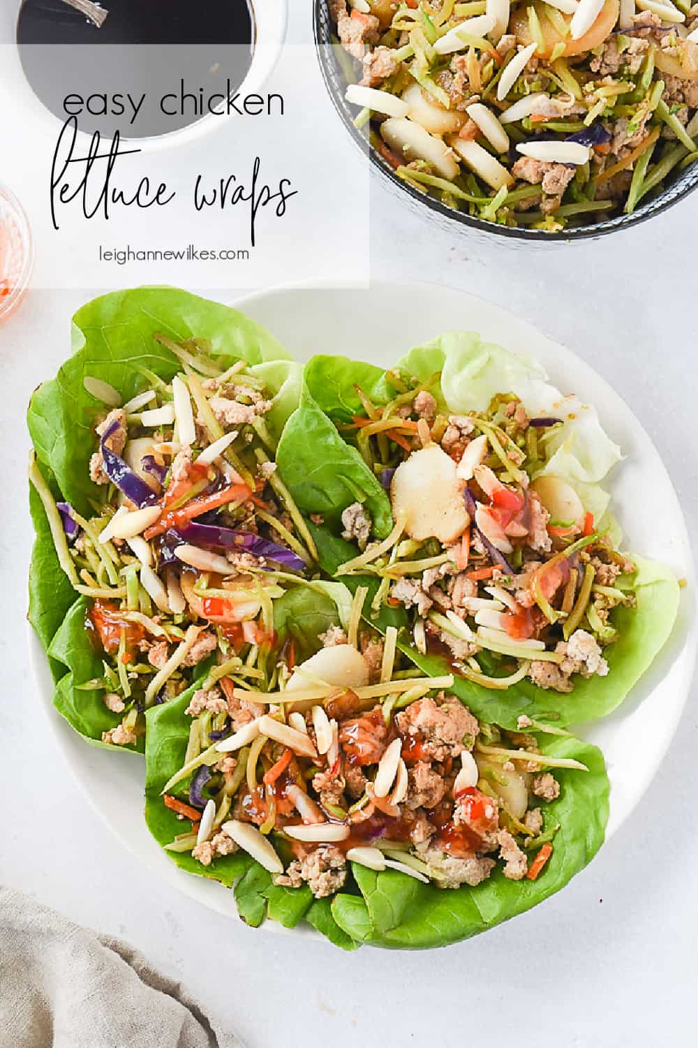 Easy Chicken Lettuce Wraps | Leigh Anne Wilkes