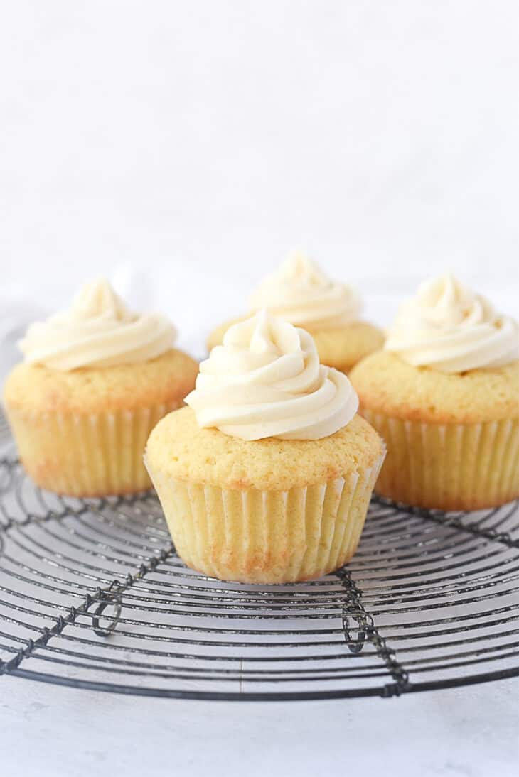 Small Batch Yellow Cupcakes | Recipe by Leigh Anne Wilkes