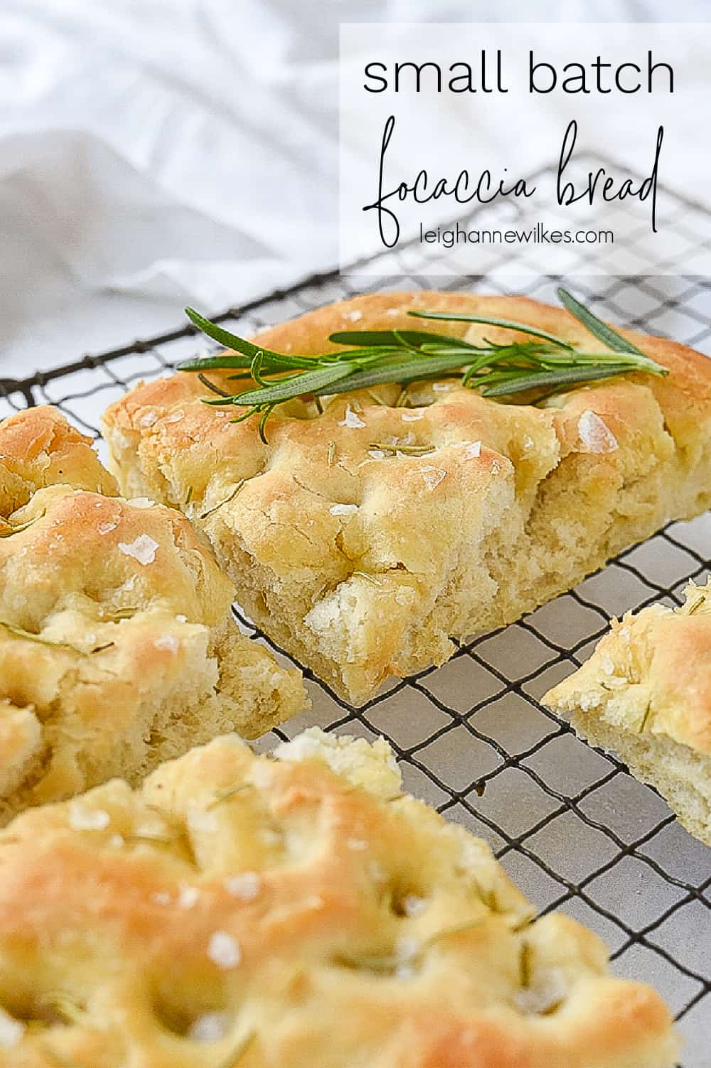 Small Batch Focaccia Bread | Leigh Anne Wilkes