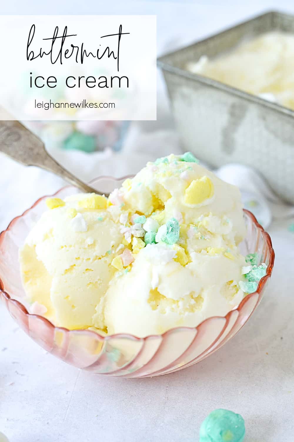 Buttermint Ice Cream Recipe | Leigh Anne Wilkes
