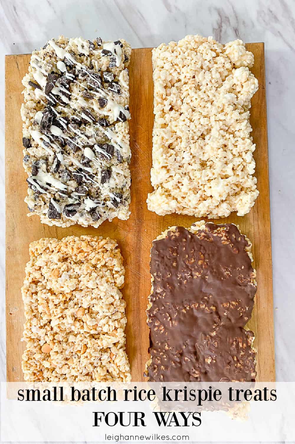 Small Batch Rice Krispie Treats (4 variations) | by Leigh Anne Wilkes