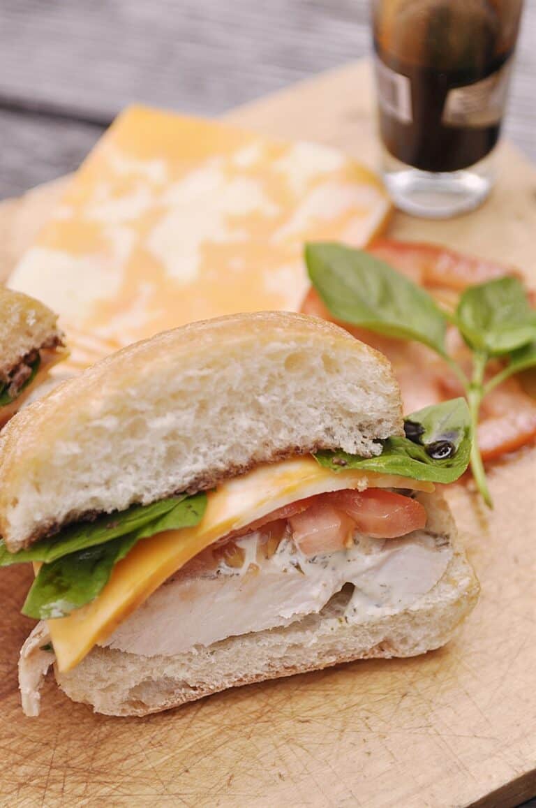 Chicken Caprese Sandwich | Recipe from Your Homebased Mom