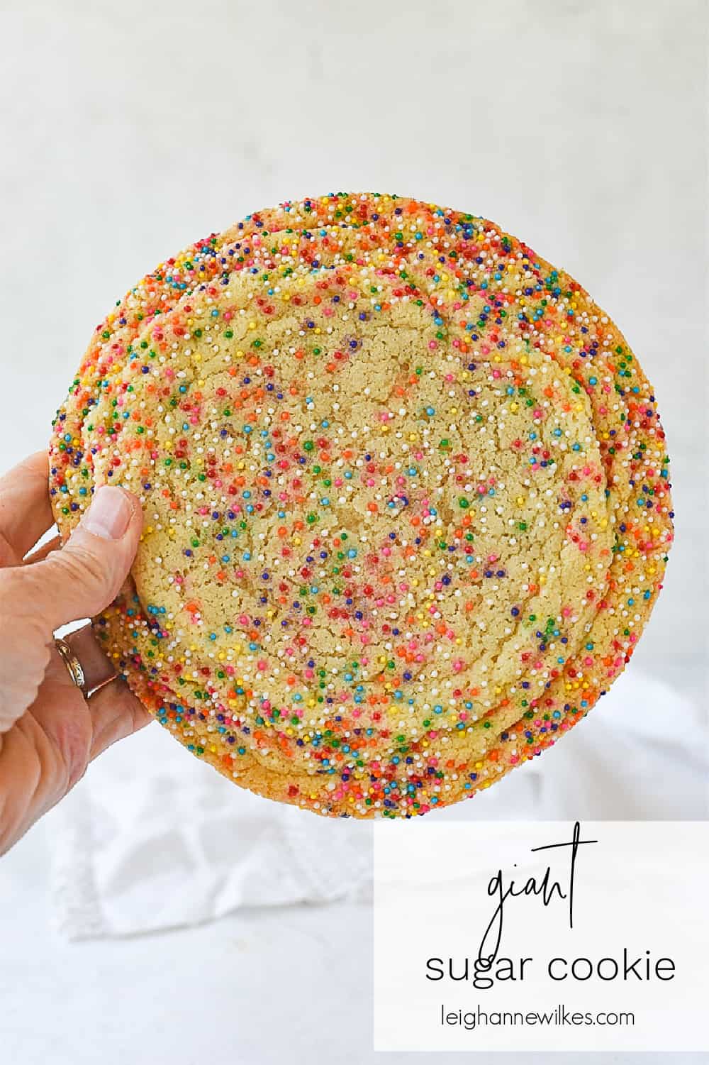 Giant Sugar Cookie Recipe