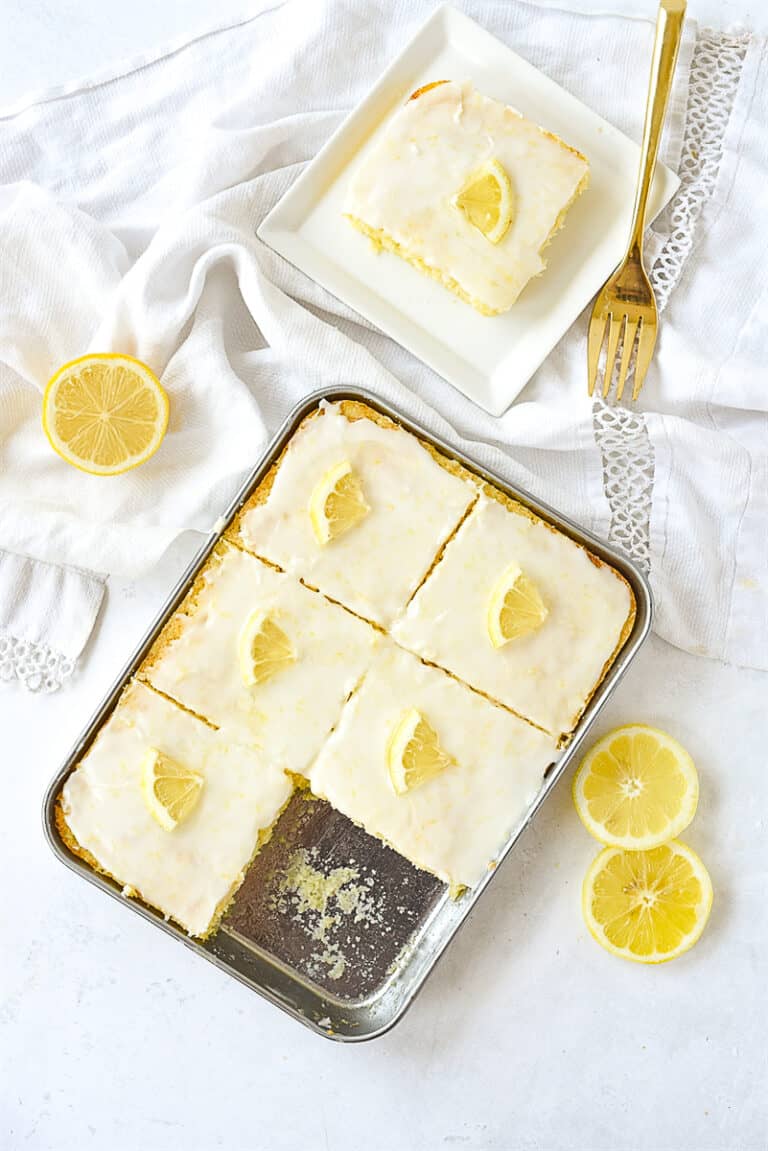 Lemon Sheet Cake for Two | Recipe by Leigh Anne Wilkes