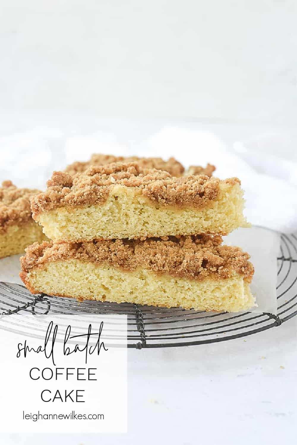 Small Batch Coffee Cake for Two | Leigh Anne Wilkes