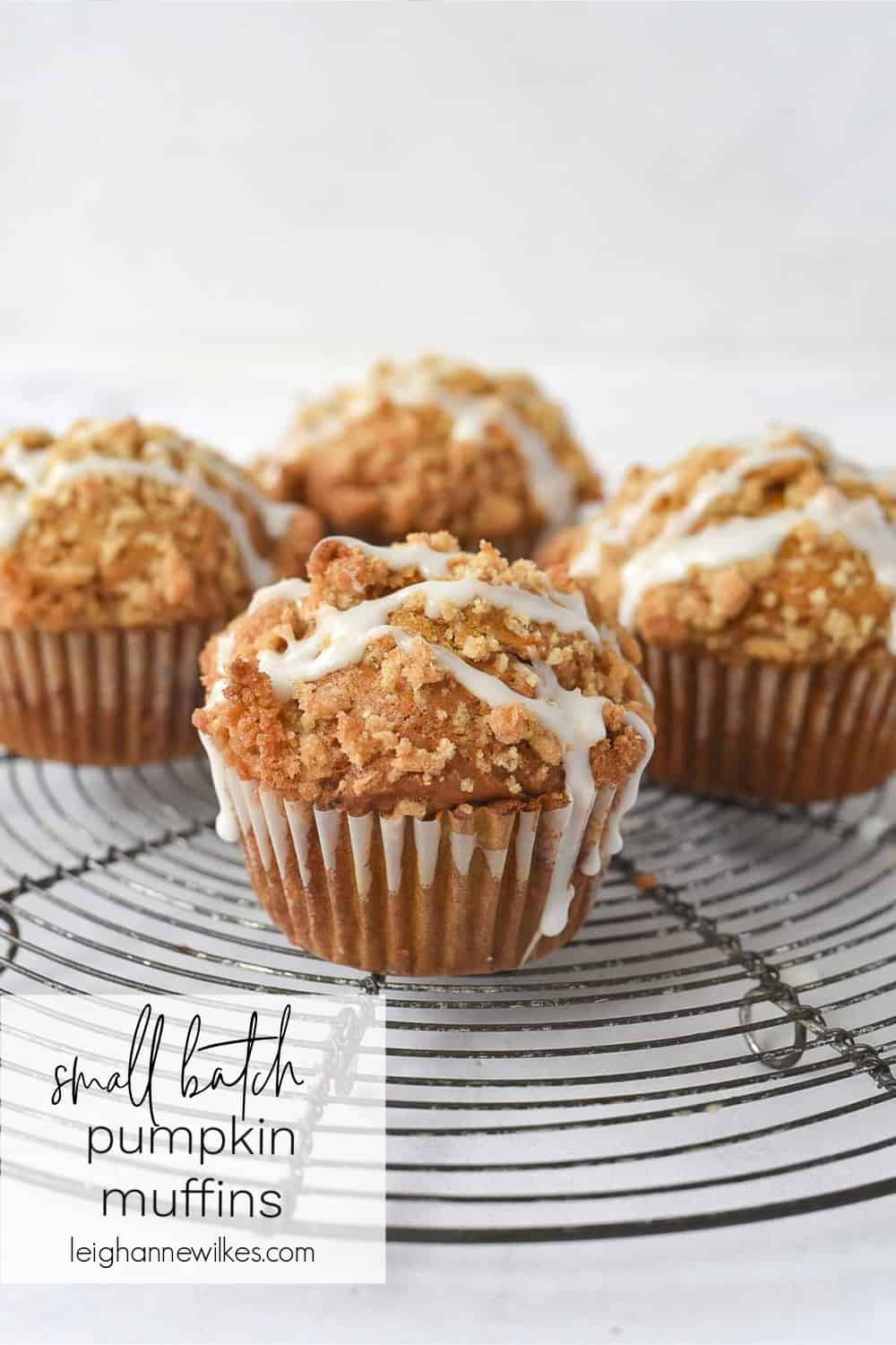 Easy Small Batch Pumpkin Muffins | Recipe by Leigh Anne Wilkes