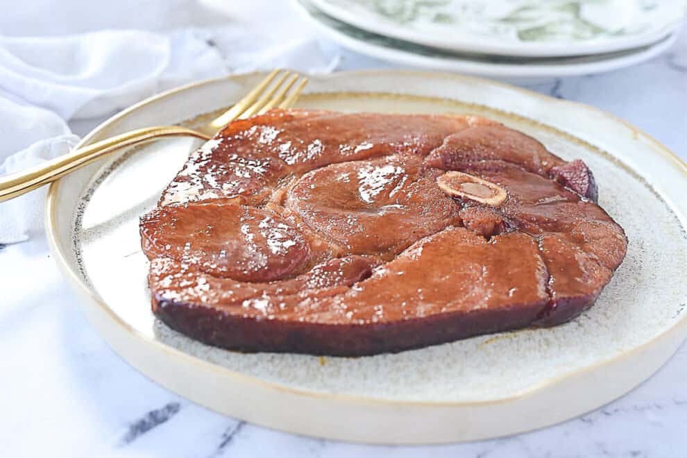 Glazed Ham Steak | Recipe by Leigh Anne Wilkes
