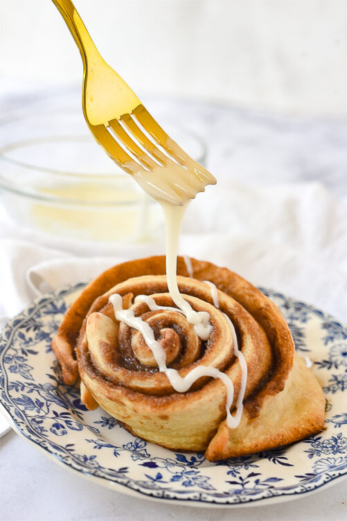 Cinnamon Roll for One | Recipe by Leigh Anne Wilkes