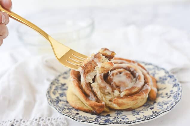Cinnamon Roll for One | Recipe by Leigh Anne Wilkes
