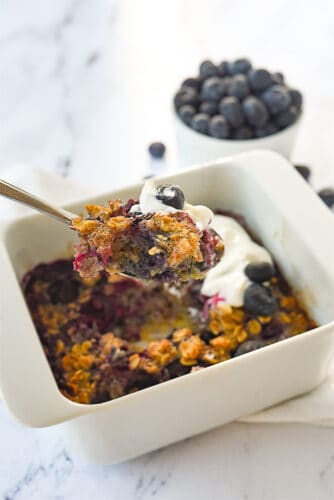 Baked Oatmeal for One | Recipe by Leigh Anne Wilkes