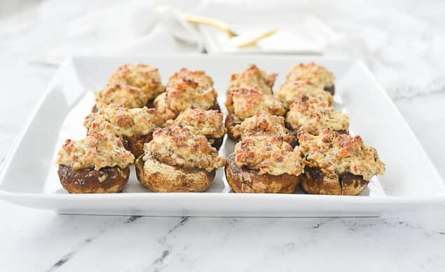Stuffed Mushrooms (Easy Appetizer) by Leigh Anne Wilkes