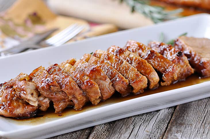 Maple Glazed Pork Tenderloin | Recipe by Leigh Anne Wilkes
