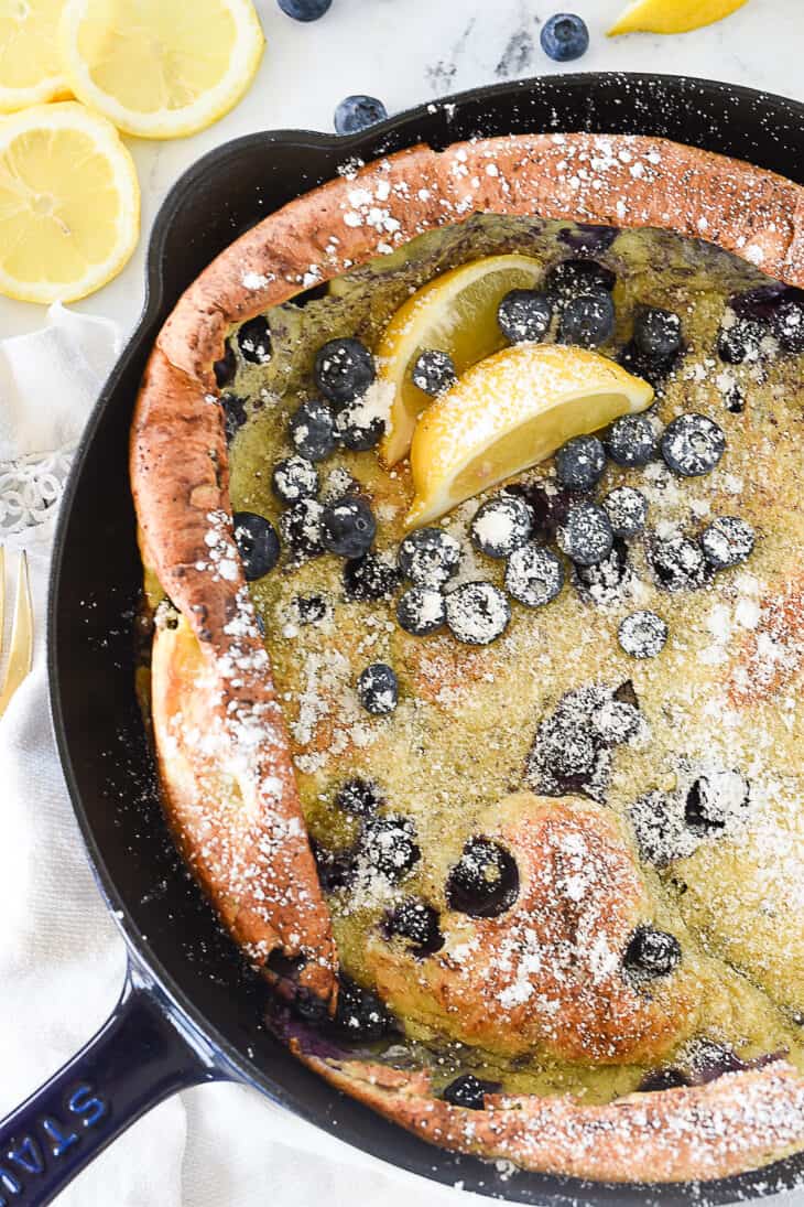 Lemon Blueberry Dutch Baby | by Leigh Anne Wilkes