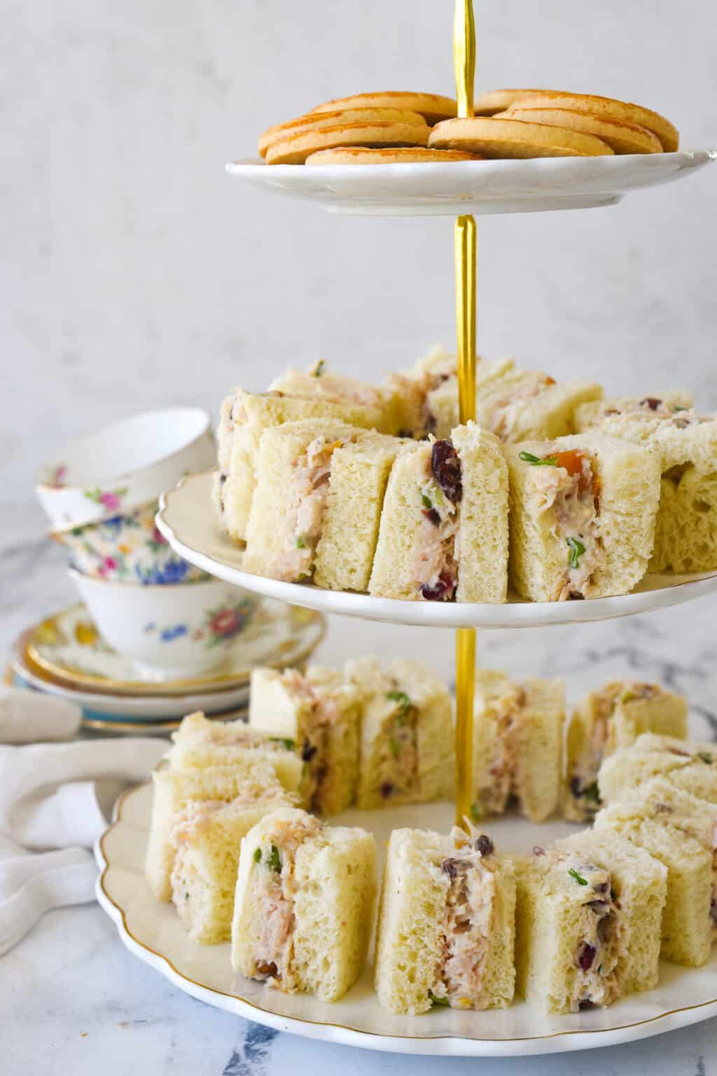 Chicken Salad Tea Sandwiches